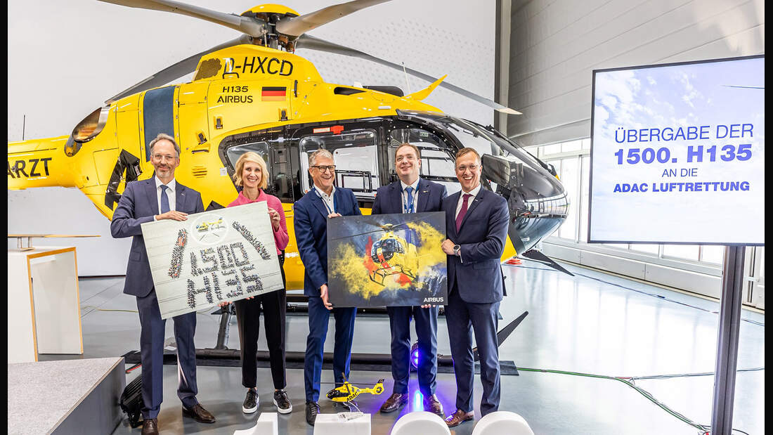 1500. Airbus Helicopters H135 geht an ADAC Luftrettung | FLUG REVUE