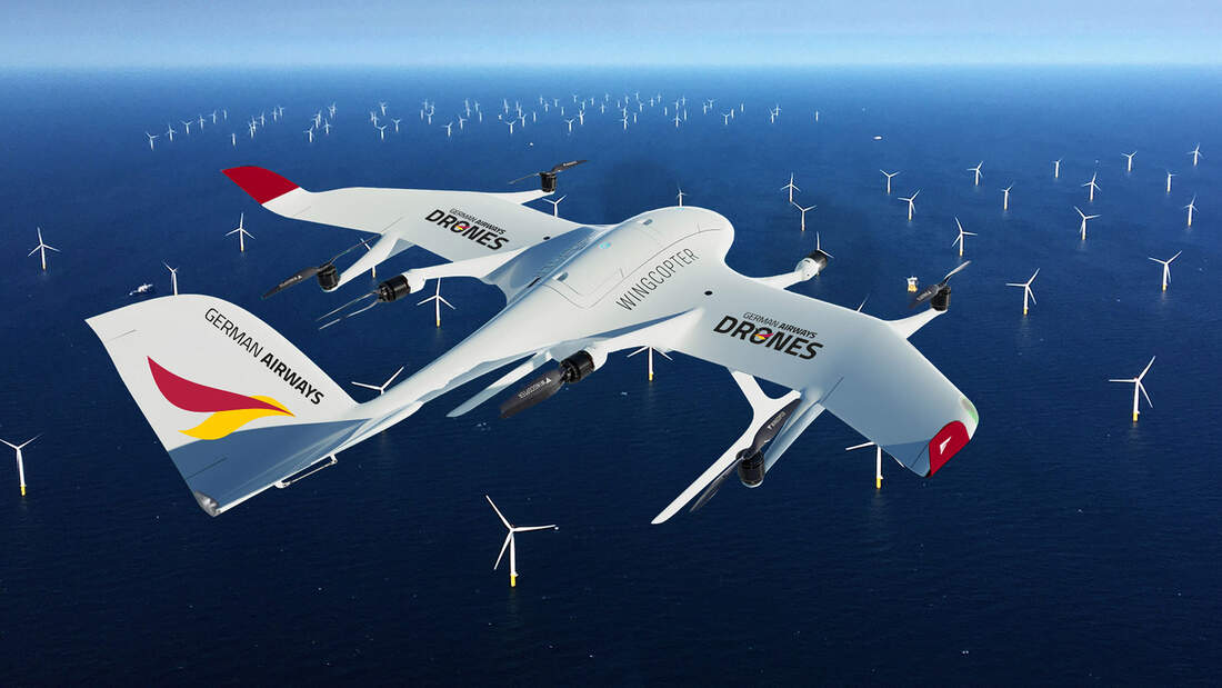 German Airways: Mit der Transportdrohne zu Windparks | FLUG REVUE