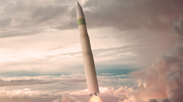 Raktete Minuteman-ICBM explodiert über dem Pazifik | FLUG REVUE