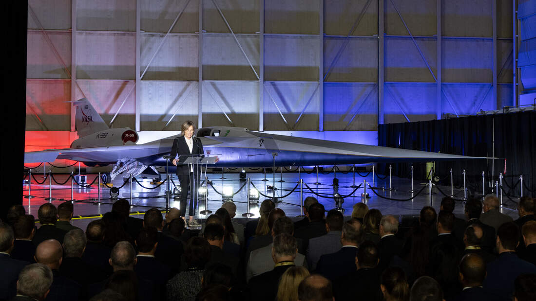 Überschall ohne Knall? Das ist das NASA-Testflugzeug X-59 | FLUG REVUE