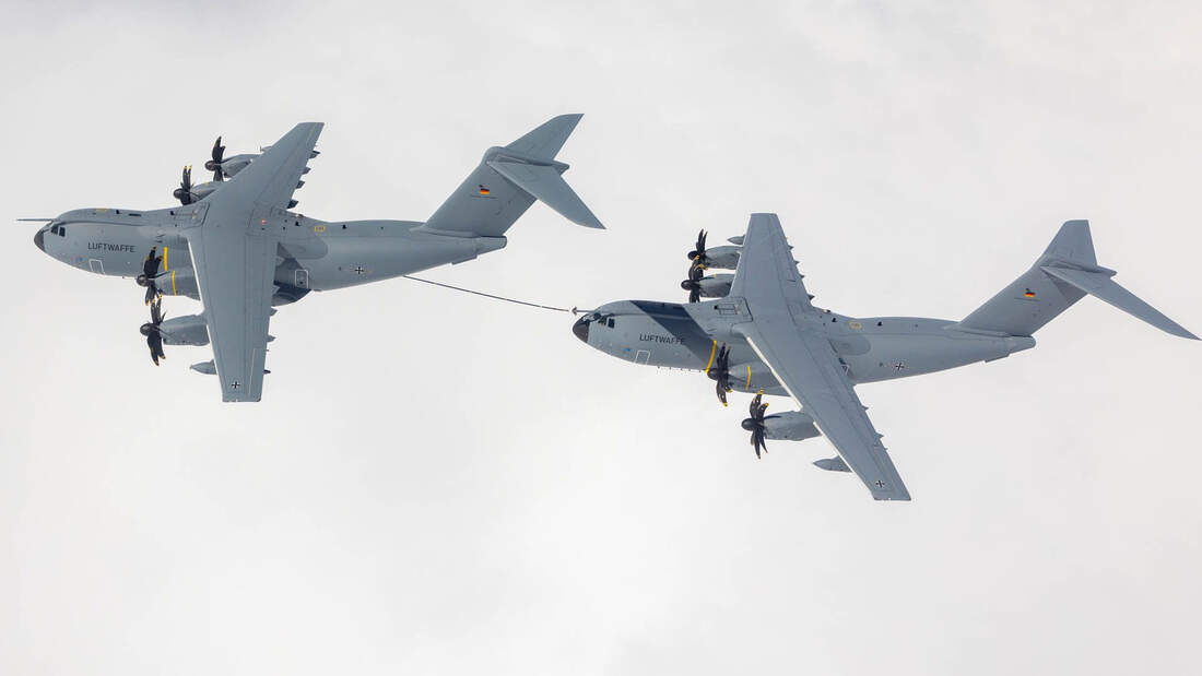 Deutsche A400M betankt deutsche A400M - zum ersten Mal | FLUG REVUE