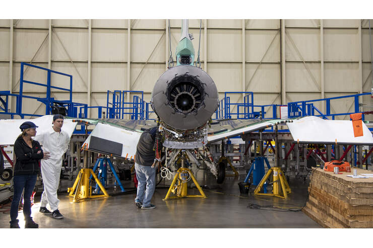 X-59 QueSST: Der "leise" Überschalljet hat jetzt sein Triebwerk | FLUG ...