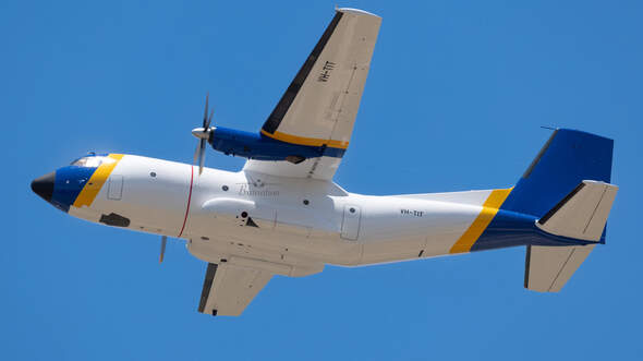 Frisch lackiert! So sieht die ex-deutsche Transall als Löschbomber aus ...