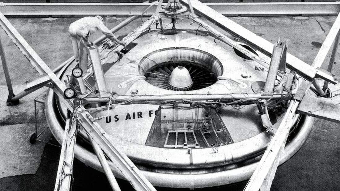 Taumelscheibe Avro Canada Avrocar - FLUG REVUE