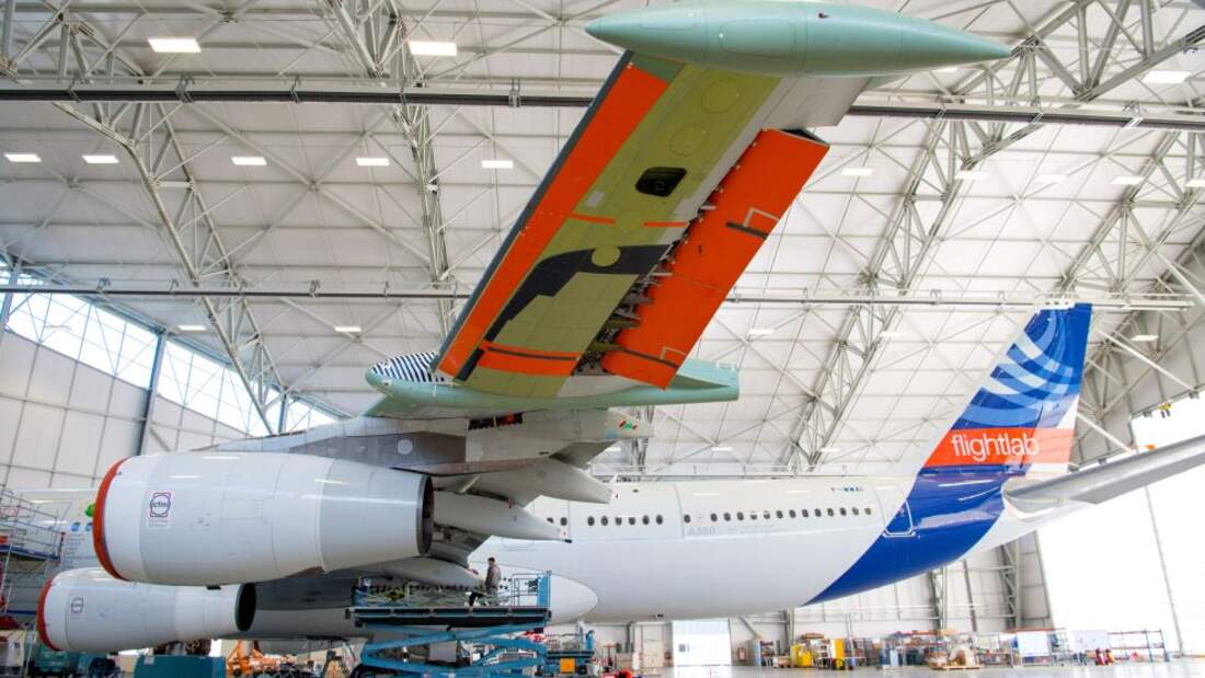 A340-300 BLADE hebt erstmals ab - FLUG REVUE