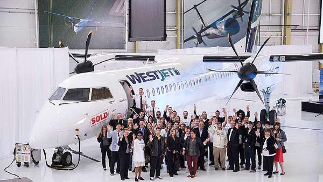 Erster Kunde Bombardier Q400-Combi - FLUG REVUE