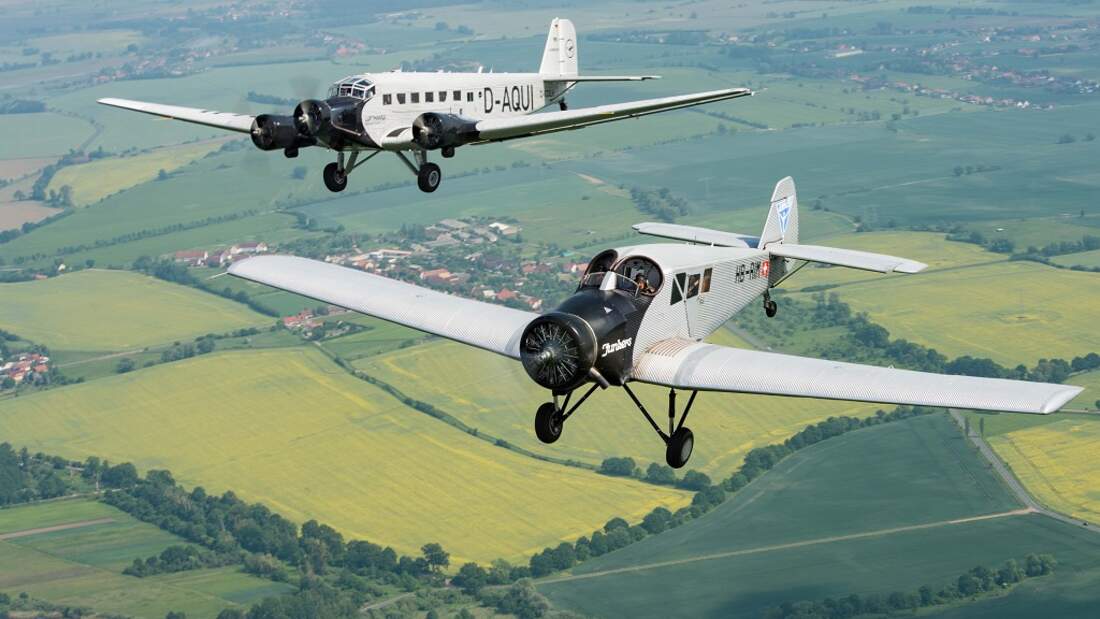 Historische Junkers Ju 52 und F 13 fliegen erstmals zusammen | FLUG REVUE