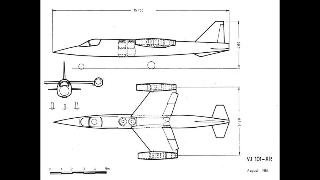 Kampfflugzeug EWR VJ 101 | FLUG REVUE