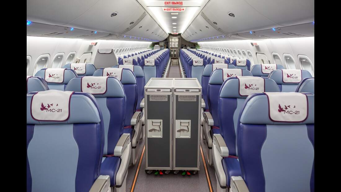 Cockpit und Kabine: So sieht die Irkut MS-21 von innen aus | FLUG REVUE