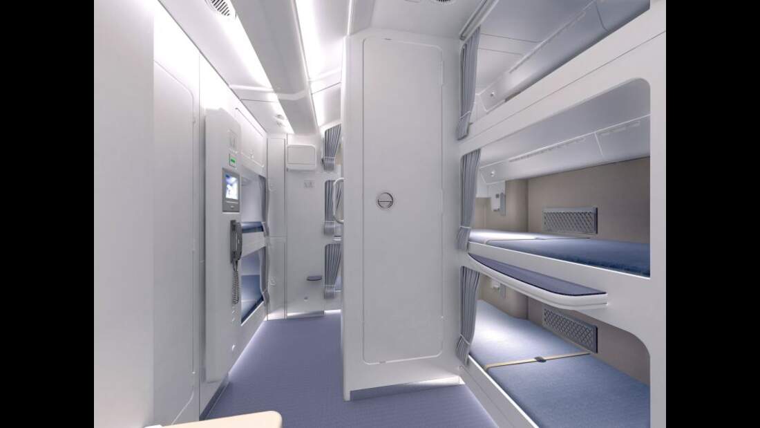 Cabin Crew Rest Compartments - Schlafkabinen der Stewardessen | FLUG REVUE
