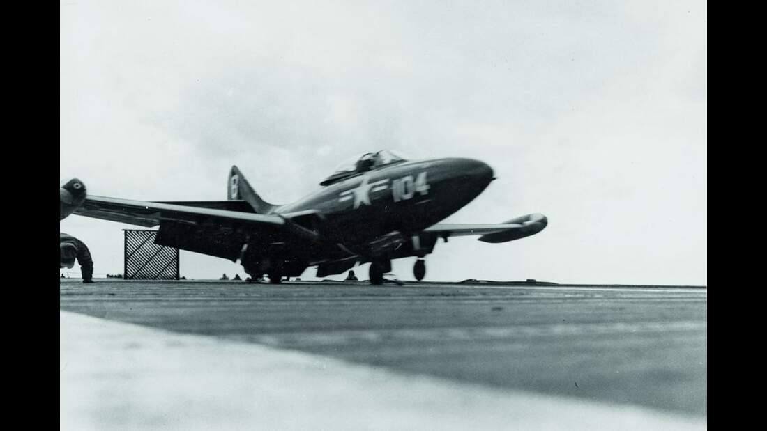 Grumman F9F Panther - Erster Jet auf US Navy-Flugzeugträgern - FLUG REVUE