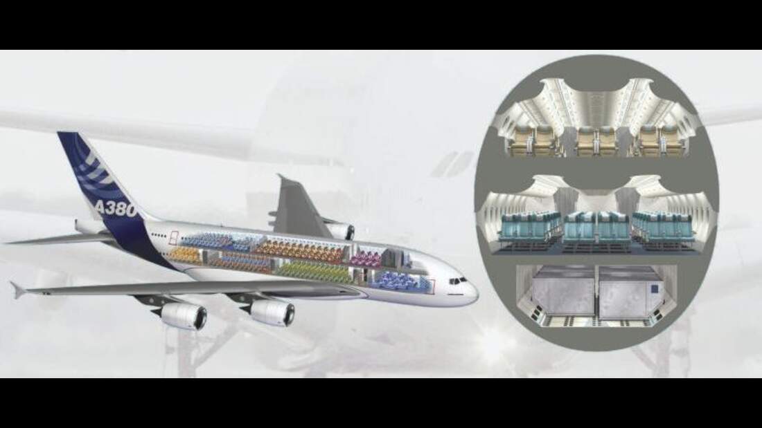 Airbus A380 - Kabinendesign | FLUG REVUE