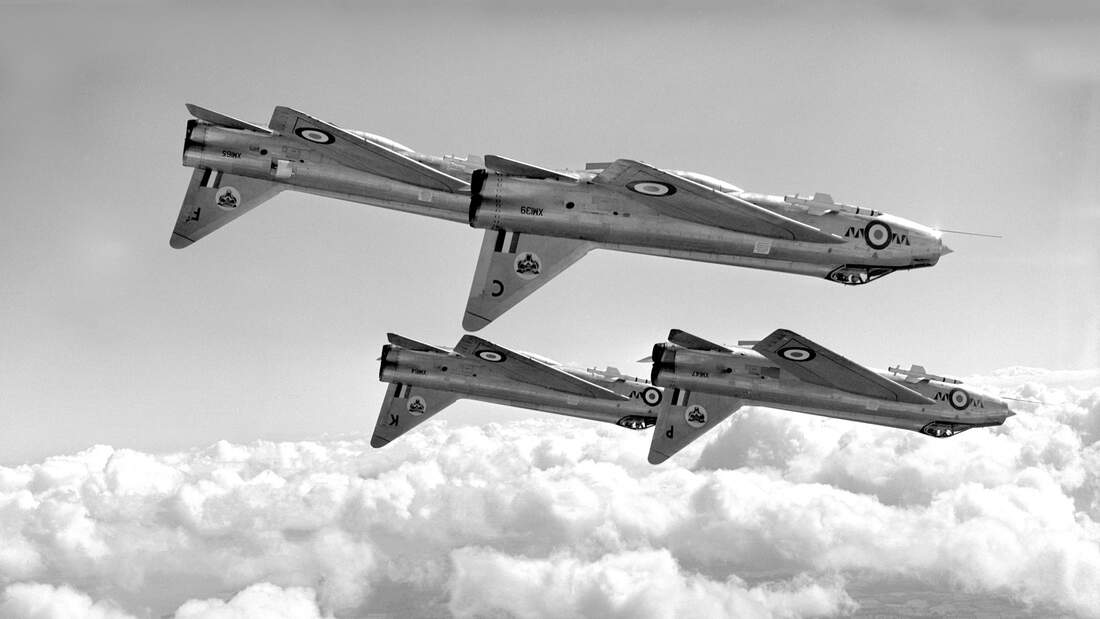 Die English Electric Lightnings der "Tiger Squadron" No. 74