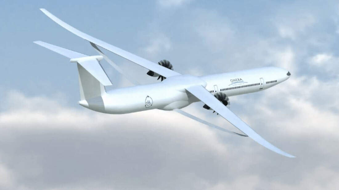 Wasserstoff und Truss-Braced Wing: Frankreichs Flugzeug der Zukunft ...