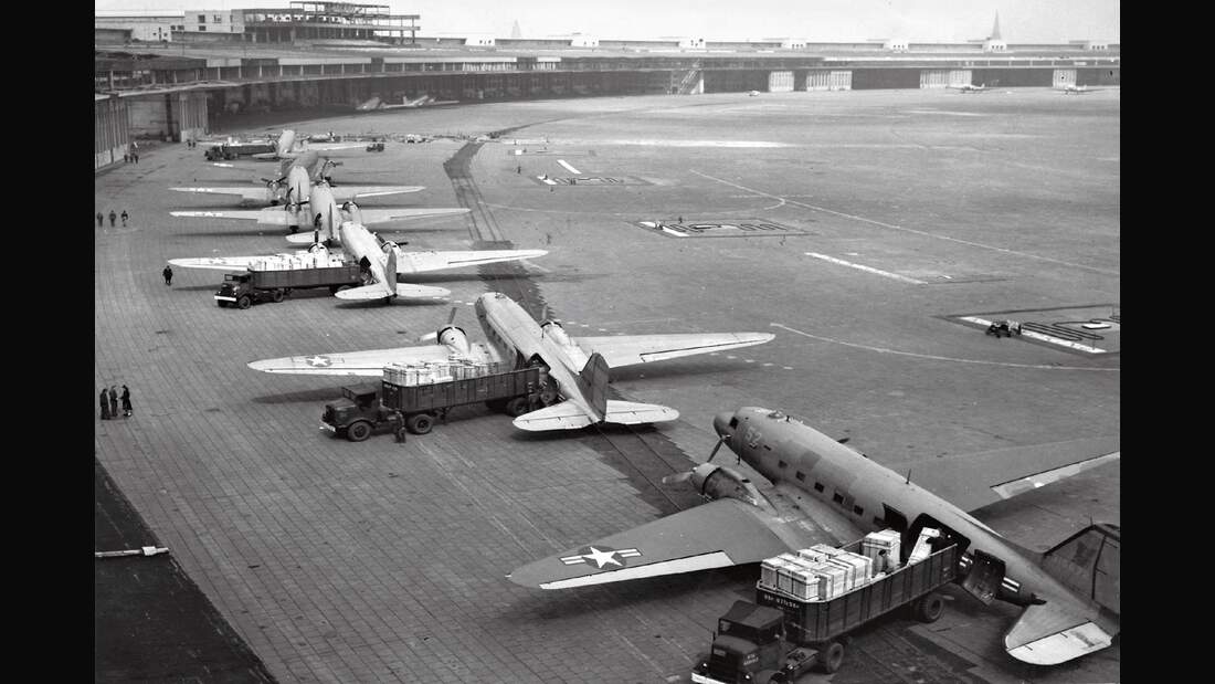 Vom Nazi-Gigantismus zur Luftbrücken-Ikone: Flughafen Tempelhof wird ...