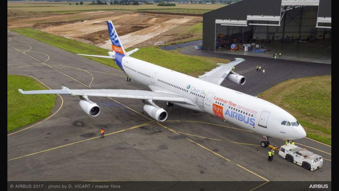 A340-300 BLADE hebt erstmals ab - FLUG REVUE