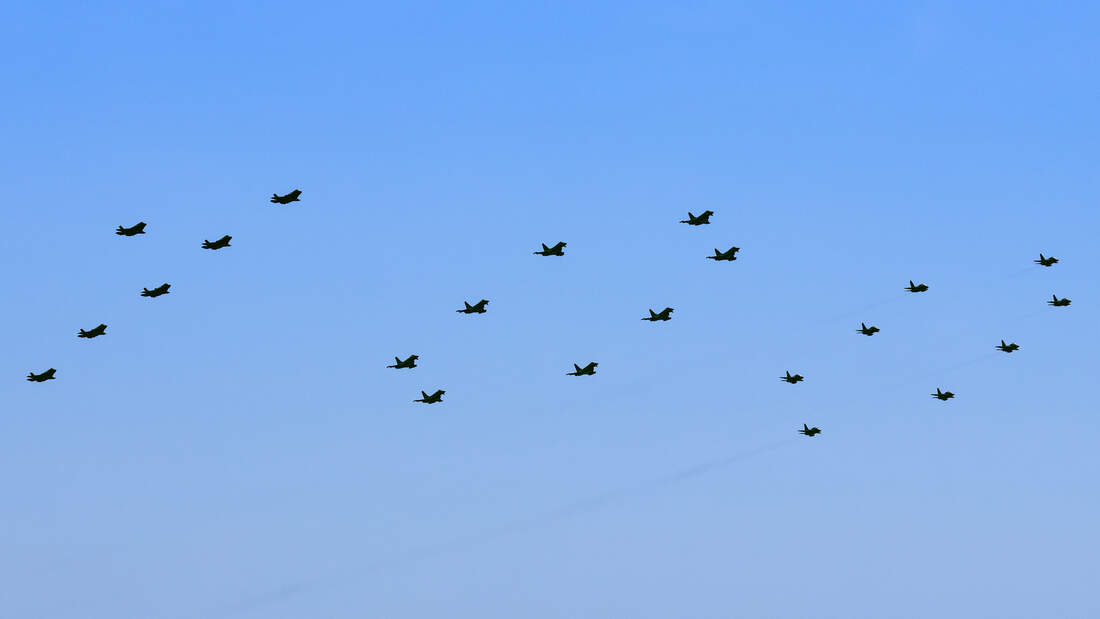 100 Jahre Luftwaffe: Italien feiert mit Starfighter, G.91 und Caproni ...