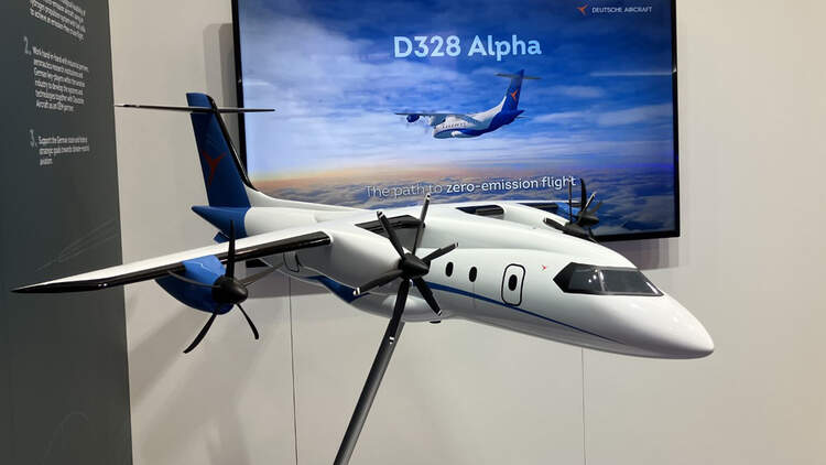 Deutsche Aircraft baut eine D328 für Brennstoffzellentests um. | FLUG REVUE