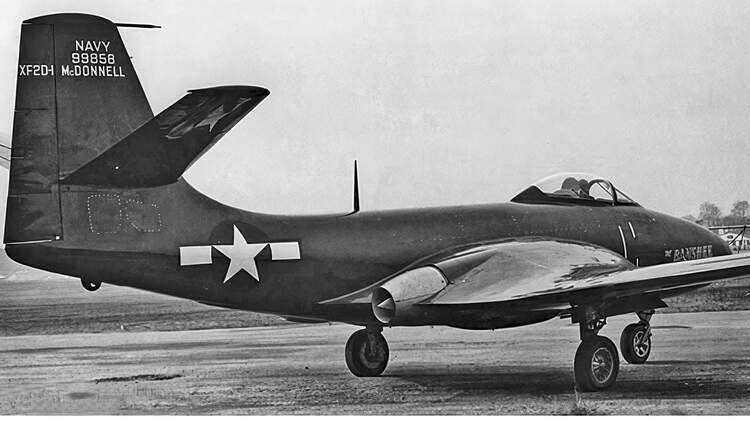 Der zweite Navy-Jet: McDonnell F2H Banshee | FLUG REVUE
