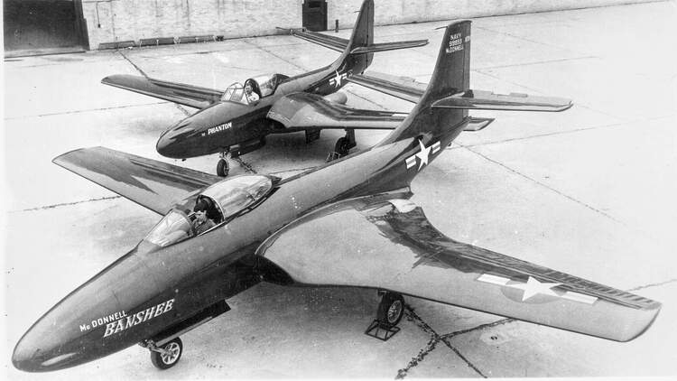 Der zweite Navy-Jet: McDonnell F2H Banshee | FLUG REVUE