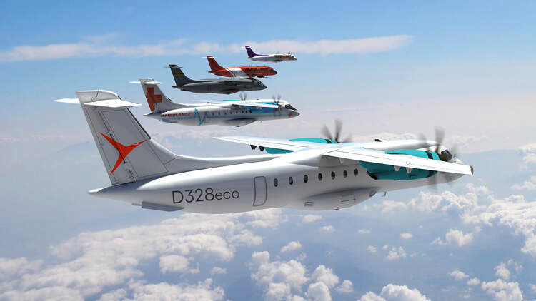 Deutsche Aircraft baut eine D328 für Brennstoffzellentests um. | FLUG REVUE