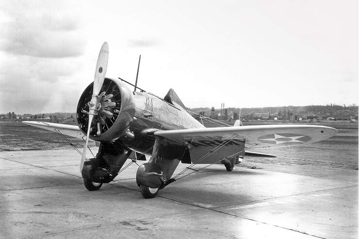 Boeing P-26 Peashooter - Erster Ganzmetall-Jäger Army Air Corps | FLUG ...