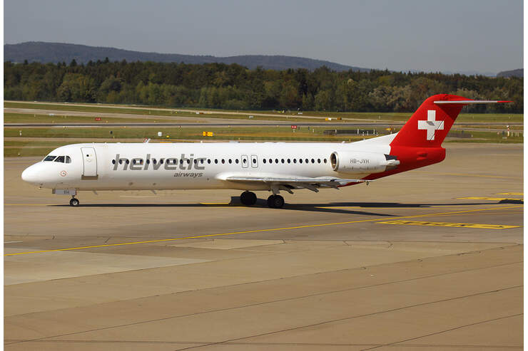 Letzter Flug am Freitag: Helvetic verabschiedet Fokker 100 | FLUG REVUE