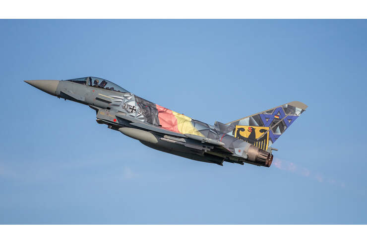 "Eagle Star": Ein Eurofighter wirbt für Freundschaft mit Israel | FLUG ...