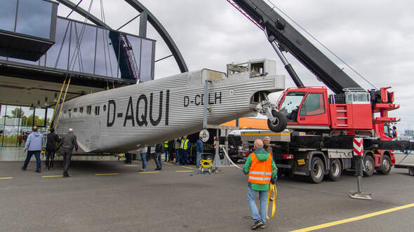 Die Ju 52 D-AQUI ist in Paderborn angekommen | FLUG REVUE